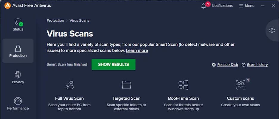 Avast Free Antivirus - обзор 2026: стоит ли использовать бесплатный ...